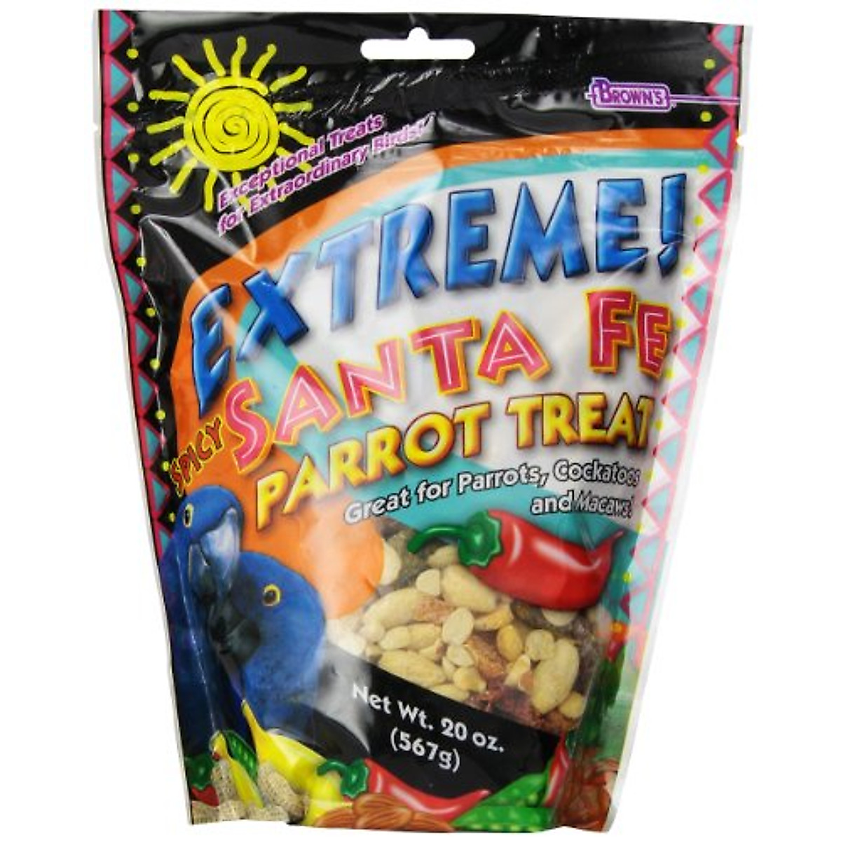F.M. Brown'S Spicy Santa Fe Parrot, 1-1/4-Pound