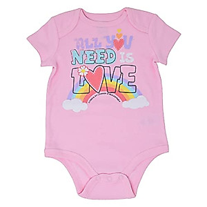 Lyrics by Lennon and McCartney Lennon & McCartney Newborn Baby Girls 5 Pack Bodysuits MulticoloRed 3-6 Months