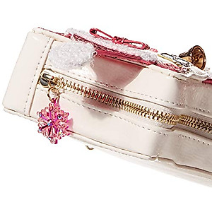 Betsey Johnson Kitsch Holiday Kitty Crossbody Bag, Pink Multi