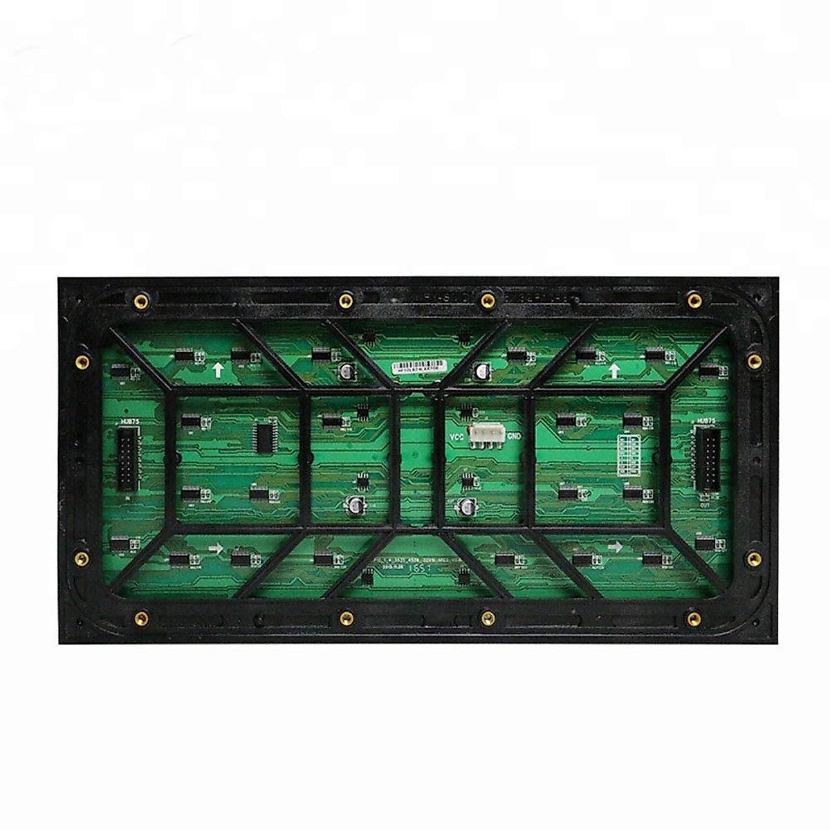 AZERONE P10 Led Matrix Outdoor Waterproof Screen 1/4scan SMD3535 3in1 RGB Full Color LED Display Module Panel Board 320x160mm 32x16 Pixels (RGB-Full Color, P10-320 * 160mm)
