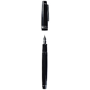 Pilot Fountain Pen Custom Heritage 912, Black Body, FA-Nib (FKVH-2MR-B-FA)