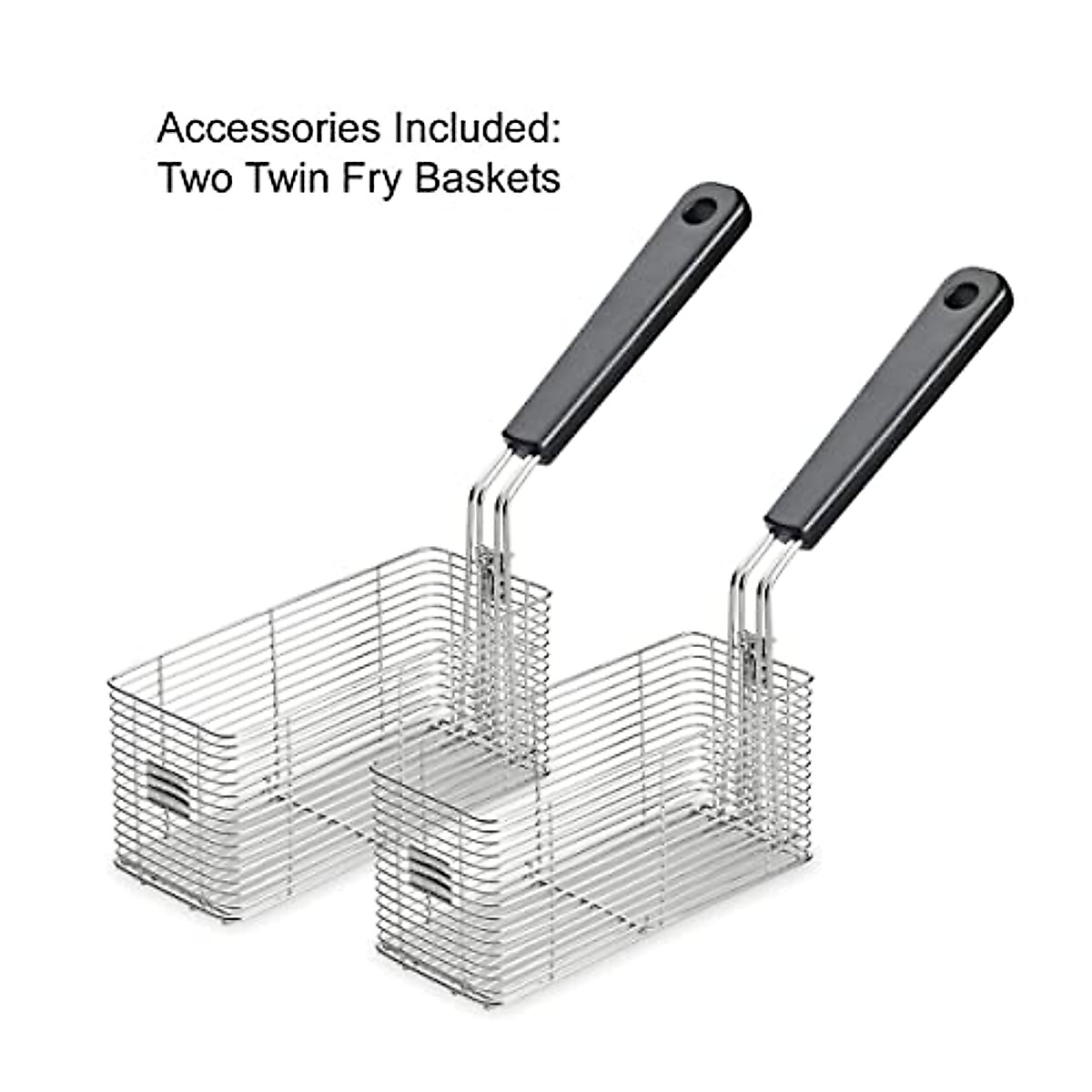 Waring Commercial WDF75B 208-volt Countertop Compact Electric Deep Fryer, 8.5-Pound