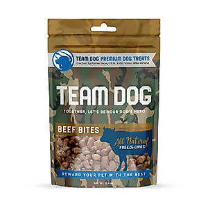 Team Dog Beef Heart, Lung & Liver Dog Treats, 5.4 Oz, Gluten-Free, Grain-Free Training Treats