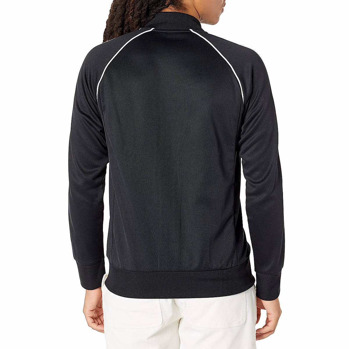 adidas Originals mens Adicolor Classics Primeblue SST Track Jacket Black/White X-Large