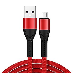 BGNTBUK Long Phone Chargers for Android 1m Braided Rope Data Cable Mobile Phone Color Fast Charging Line Soft Flash Charging Cable Suitable for Android Charging Port One 2 Mini Cord