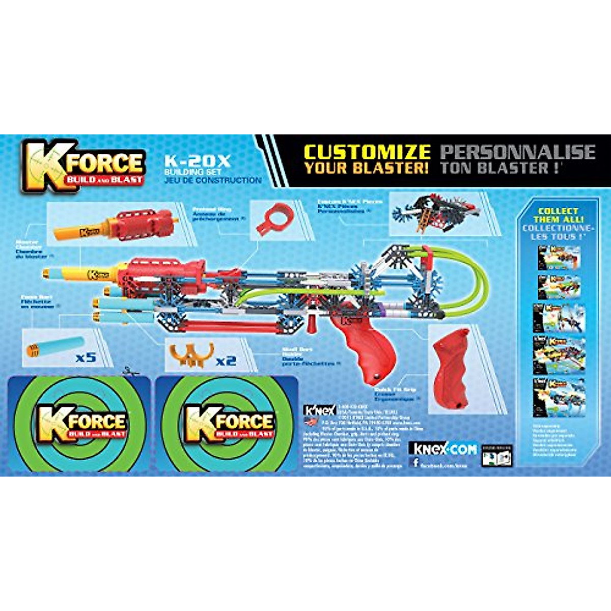 K'NEX K-FORCE K-20X Building Set (165 Piece) (Amazon Exclusive)
