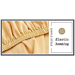 IMYOGI High Stretch Sofa Covers High Stretch Sofa Slipcovers L Shape Solid Color Sofa Cover Stylish Non Slip Couch Covers Furniture Protector for Kids Pets Living Room -Blue-4 Seater+4 Seater