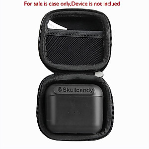 Hermitshell Travel Case for Skullcandy Indy True Wireless in-Ear Earbud (Only Case) (Red)