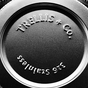 Trellis + Co. 316 Stainless Steel Wide Mouth Mason Jar Lids - 12 Pack - for Storage, Dry Goods, Pickling, Gifts - Durable & Rustproof - Mason Jar Tops