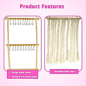 Bow Organizer for Girls Hair Bows - Includes 4 Bows - Bow Holder for Girls Hair Bows - Headband Holder Organizer - Hair Bow Organizer