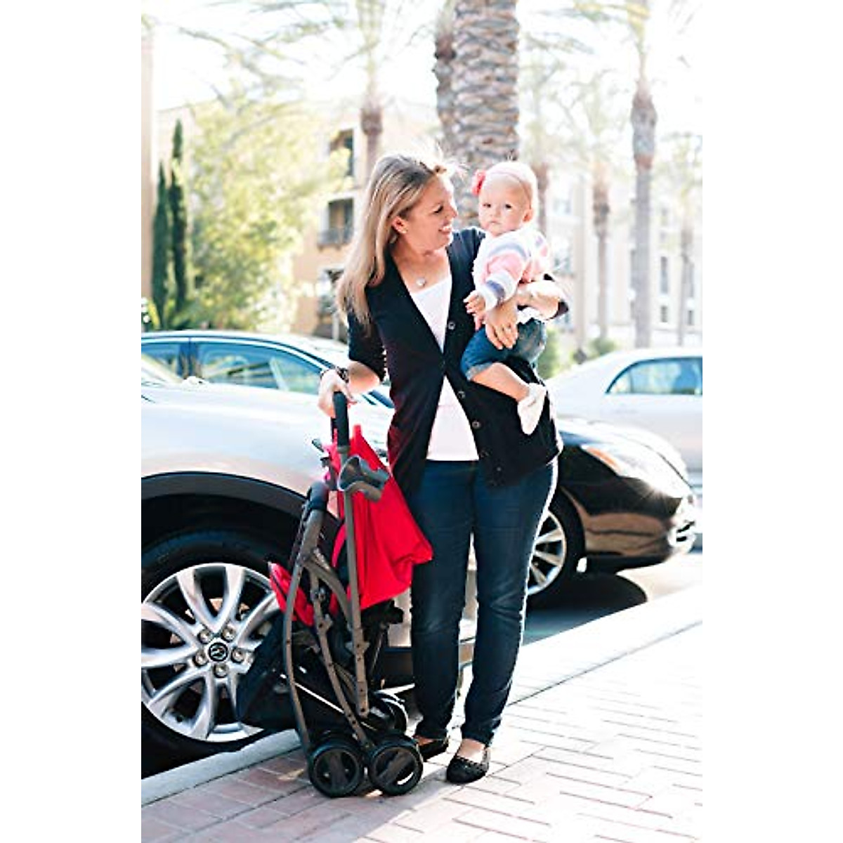 Joovy Balloon Stroller, Red