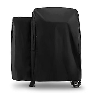 Arcedo Grill Cover Compatible for Pit Boss Lexington, 700FB, Z Grill 550B, Heavy Duty Waterproof Wood Pellet Grill Cover, All Weather Protection Outdoor BBQ Cover