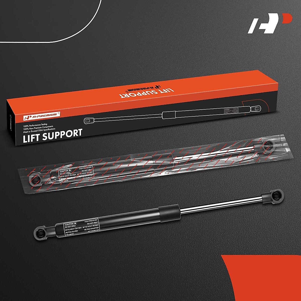 A-Premium Hood Bonnet Lift Supports Shock Struts Compatible with Land Rover Range Rover L322 2003-2012 2-PC Set(Not fit Range Rover Sport)