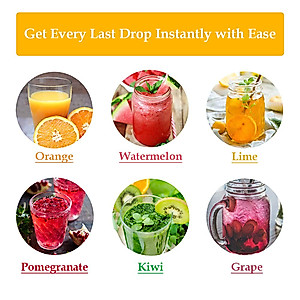 Lemon Squeezer, Monkkino Lemon Squeezer Juicer, Citrus Juicer Handheld, Lemon Juicer, Stainless Steel Juicer Hand Press, Lime Squeezer Bar Tool, Manual Citrus Press, Lime Juicer with Zester, 2 pcs