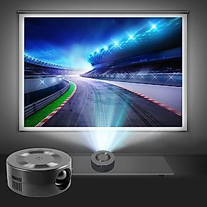Mini Projector Portable 1080p Projector For Bedroom Android Tv Projector Outdoor Led Video Projector With Usb Hdmi Interface And Remote Control, 20-60in Display Movie Projector For Outdoor Use