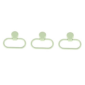 OSALADI 3pcs Adhesive for Self Holders Ring Bracket Plastic Rack Home Drill Hooks Toilet Swing Hanger Wall Shower Washroom Holder Self- Bath Hangers Storage Drilling Towel Round Mounted