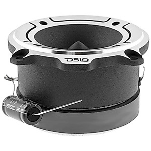 DS18 PRO-TW120 Super Bullet Tweeter in Silver 3" Aluminum Frame and Diaphragm 240W Max 120W RMS 4 Ohms Built in Crossover - PRO Tweeters are The Best in The Pro Audio and Voceteo Market (Pair)