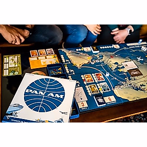 Funko Games Pan Am Board Game, Strategy Board Game, 2-4 Players 6 and Up