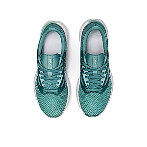 ASICS Women's FUZEBLAST Running Shoes, 7.5, Oasis Green/White