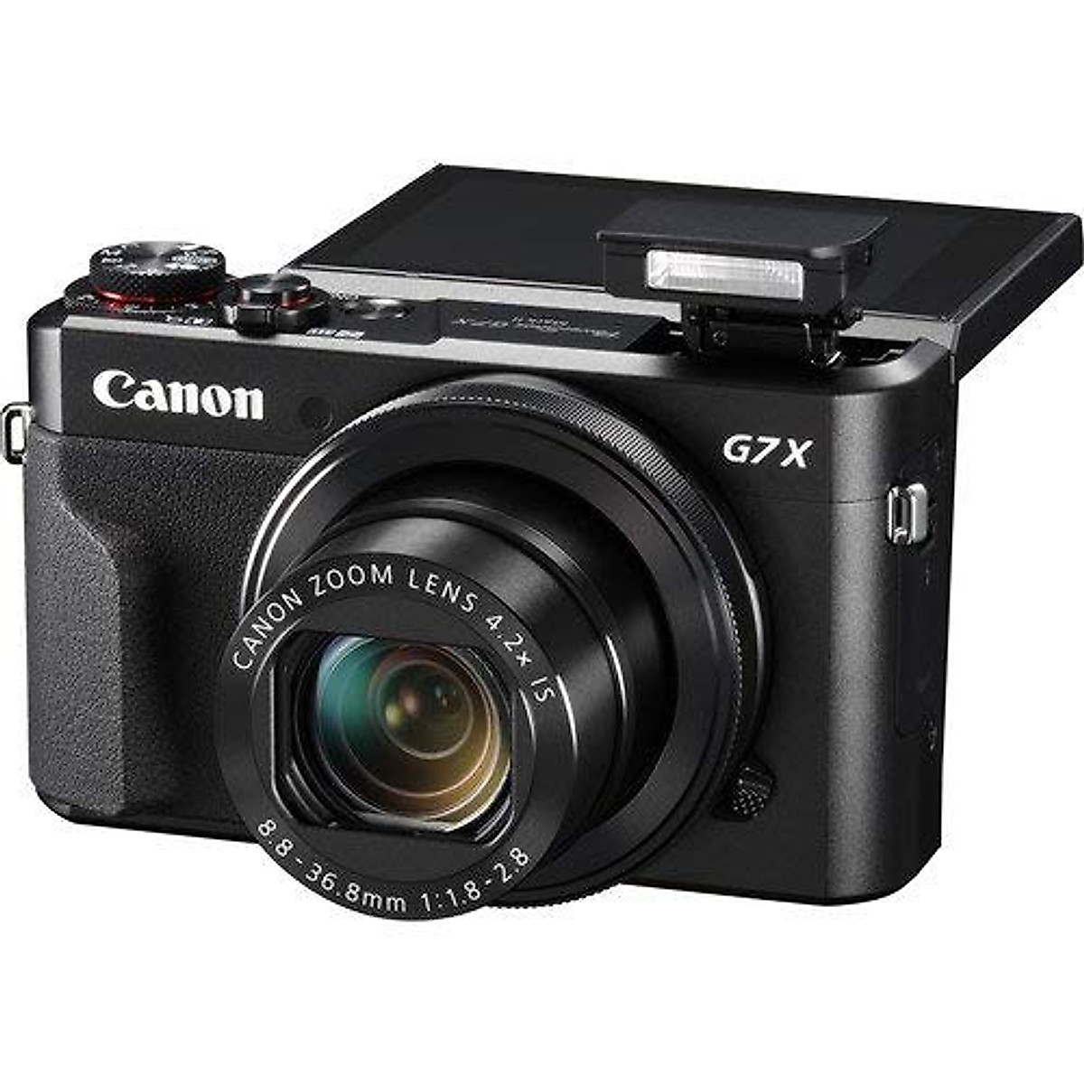 Canon PowerShot G7 X Mark II Digital Camera with 64 GB Card + Premium Camera Case + 2 Batteries + Tripod (Renewed)