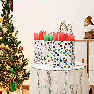 SUNCOLOR 30 Pack Small Christmas Gift Bags