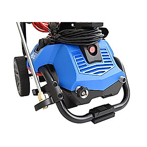 AR Blue Clean BC2N1HSS Electric Pressure Washer-2300 PSI, 1.7 GPM, 13 Amps Quick Connect Accessories, 2 in 1 Detachable Cart, On Board Storage, Portable Pressure Washer, High Pressure, Car, Patio