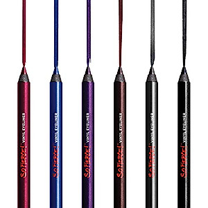Pencil Eyeliner by Revlon, So Fierce Vinyl Eye Makeup, Waterproof, Smooth Gliding, Longwearing with Shiny Vinyl Finish, 860 Midnight Mystery, 0.042 Oz