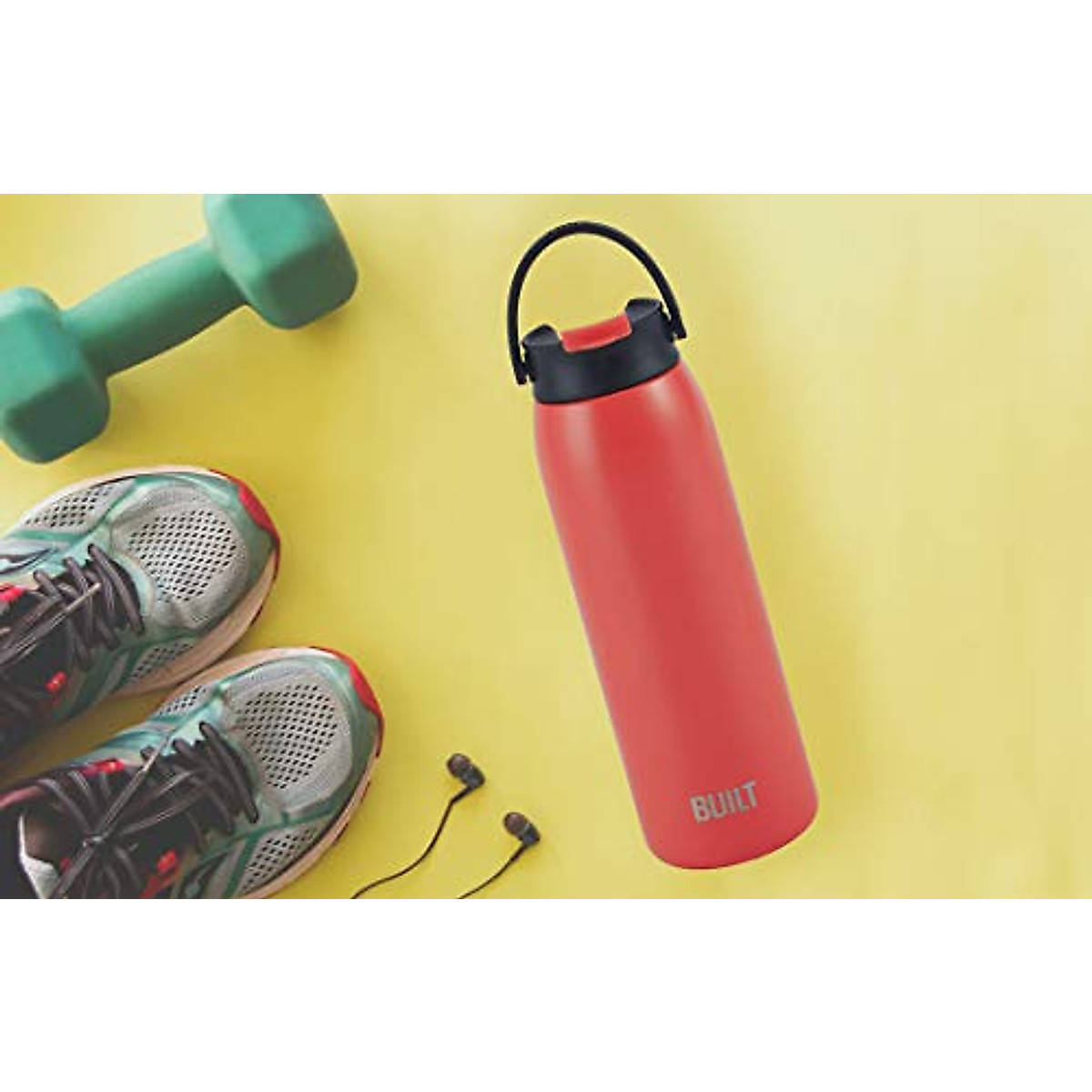BUILT 20 Ounce Gramercy Double Wall Stainless Steel Bottle Living Coral 5253187
