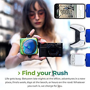 Rush Charge Wireless Power Bank (Silver) – Trident 3-in-1, 4000mAh Portable Battery Bank for Samsung, iPhone, Earbuds, & More - Micro USB, Lightning, & USB C Power Bank – Travel Slim Power Bank