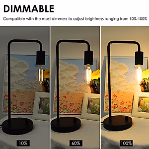 Energetic E12 LED Bulb 5 Watt (60 Watt Equivalent) Candelabra Dimmable Chandelier Light Bulbs Soft White 2700K T6 Vintage Filament Edison Candle Bulb, 6 Pack