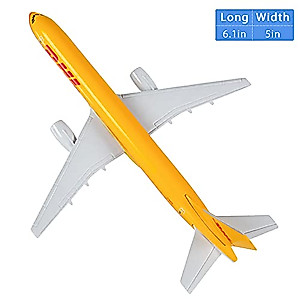Busyflies Model Airplane 1:400 Scale Diecast Planes Model DHL 757 Model Aircraft Model for Birthday Gift