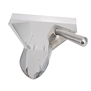 French Fries Shovel, French Fries Shovel Rustproof Stainless Steel Food French Fry Popcorn Shovel French Fry Bagger Scooper for Cinemas Buffet