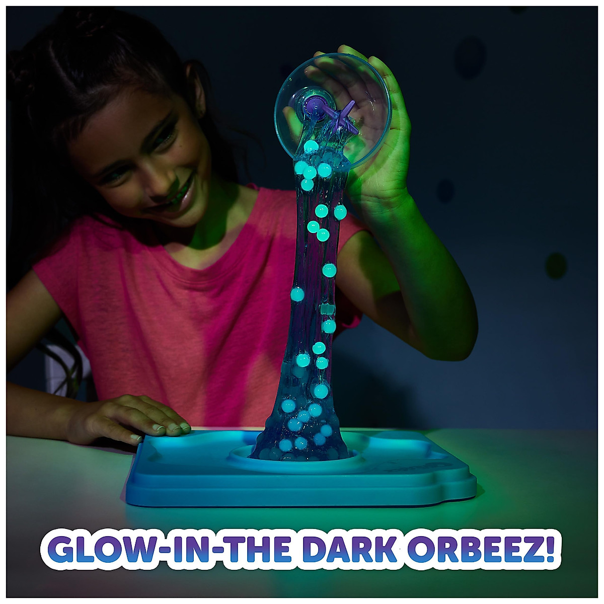 Orbeez Mixin’ Slime Set with 2500+ Orbeez (Micro, Shimmer, Marble & Glow in The Dark), 5 Tools, Storage, One & Only, Sensory Toys for Kids Ages 5+