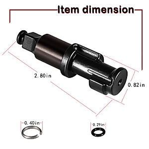 3/8" Impact Wrench Anvil Repair Kit Fit for Ingersoll Rand Air Impact IR2112 & IR2115 Replacement Part, Comes with Retainer and Support Ring