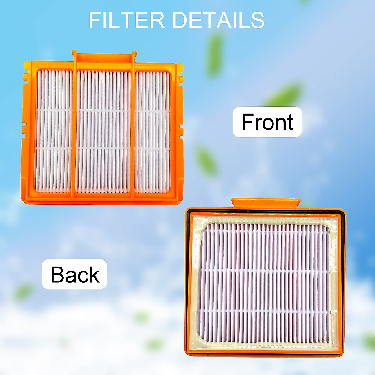 8 Pack AV2501S AV2501AE Filters Replacement Parts for Shark AV2610WA RV2502AE AV2511AE RV2610WA RV2520AOUS AV2510AOUS UR2500SR AI Ultra Robot Vacuum