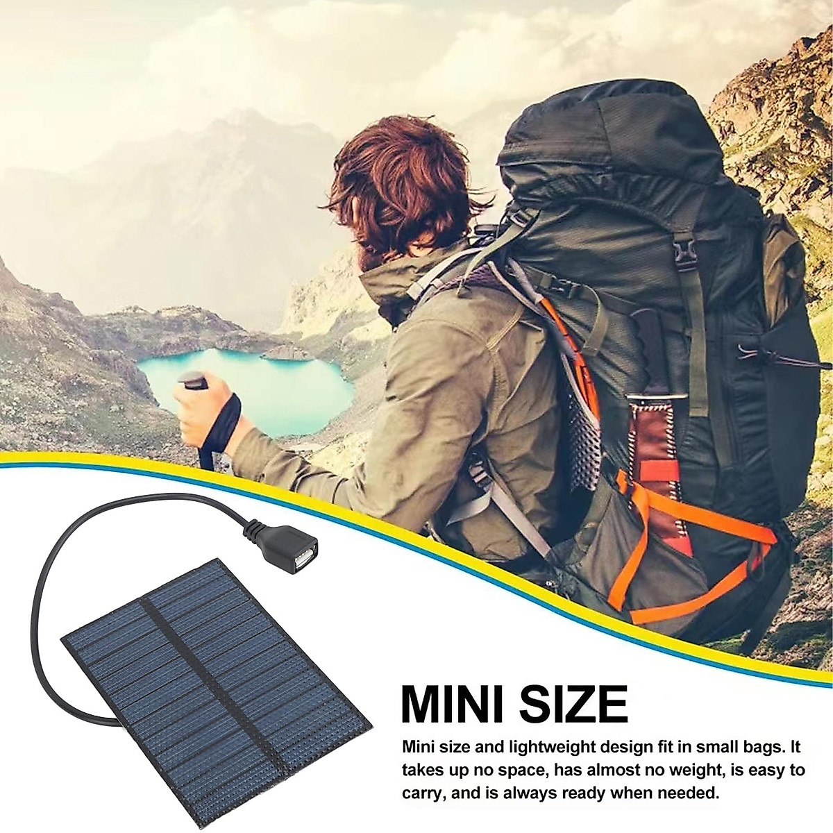 3W 5V Mini Solar Panel for Smart Phone, Small Fans, Outdoor, Portable Polysilicon Solar Photovoltaic Panel