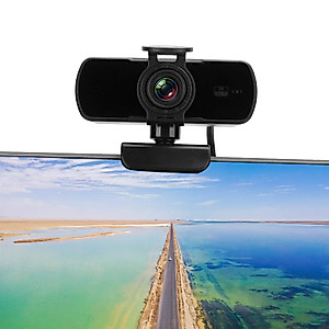 Mini USB Webcam, 2K Full HD Mini Webcam with Microphone, Support 4 Million HD Pixels and 360 Degree Rotation, for Video Conference Live Net Class, for PC Computer Laptop (pc-05)