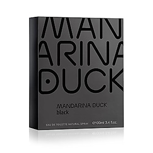 Mandarina Duck Black Eau De Toilette Spray for Men, 3.4 Ounce