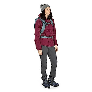 Osprey Glade 12L Ski and Snowboard Backpack with Hydraulics Water Reservoir, Celestine Blue