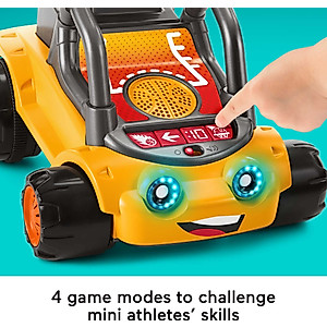 Fisher-Price Electronic Basketball Toy B.B. Hoopster Motorized Hoop with Lights Sounds & Game Play for Preschool Kids Ages 3+ Years