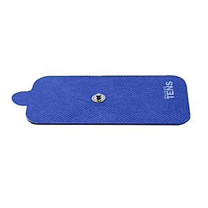 HiDow Compatible Replacement TENS Electrodes, Premium Quality Electrode Pads for Hi-Dow TENS Units, 5 Pair of Snap TENS Unit Electrodes (10 TENS Unit Pads), 2 inch X 4 inch, Discount TENS Brand