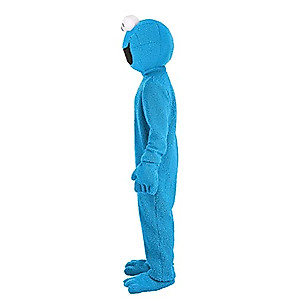 Sesame Street Adult Cookie Monster Halloween Costume Unisex | Sesame Street Blue Monster Outfit | Perfect for Halloween & Cosplay Large