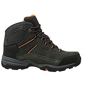HI-TEC Men's Wide Fit Bandera II Water Proof Mens Boots in Charcoal/Graphite/Burnt Orange in Size UK 8 (EU 42/US 9)