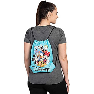 Disney Tote 15" Sling Bag Mickey Mouse Minnie Donald Daisy Goofy Pluto Print