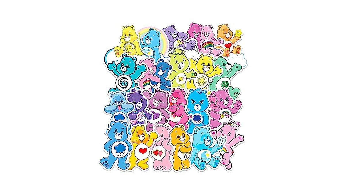 50 Pcs Cute Bear Stickers for Kids & Adults