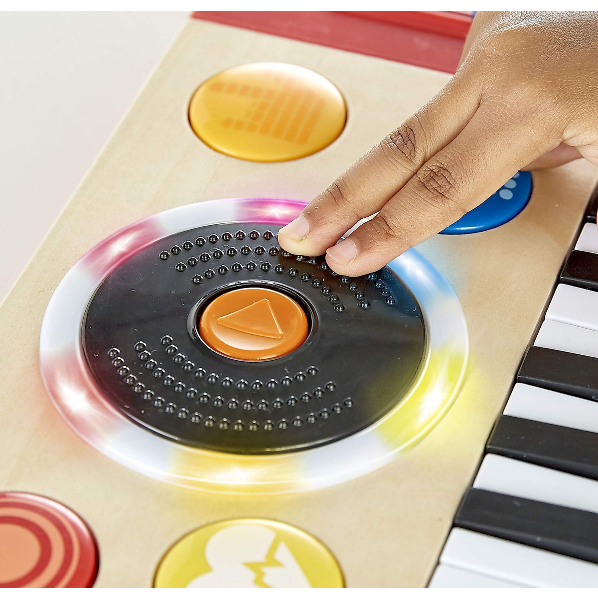 Hape DJ Mix & Spin Studio Musical Toy, Blue