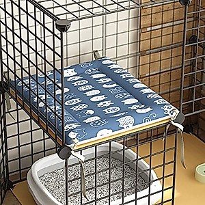 Cat Cage, Cat Crates for Indoor Cats Cat Playpen , Cat Outdoor Enclosure Diy Cat Playpen Metal Kennel with Platform Mat for 1-2 Cats, Ferret, Chinchilla, Rabbit, Small Animals ( Size : 75*39*73cm )