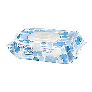 Huggies Simply Clean Baby Wipes, 512 Total Wipes 64 Count (Pack of 8)