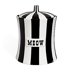 Jonathan Adler Canister (Meow, Black)