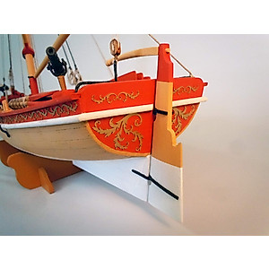 Model Shipways MS1460 18th Century Armed Longboat 1:24 Scale - Laser Cut Wood, Metal & Photo-Etched Brass Kit